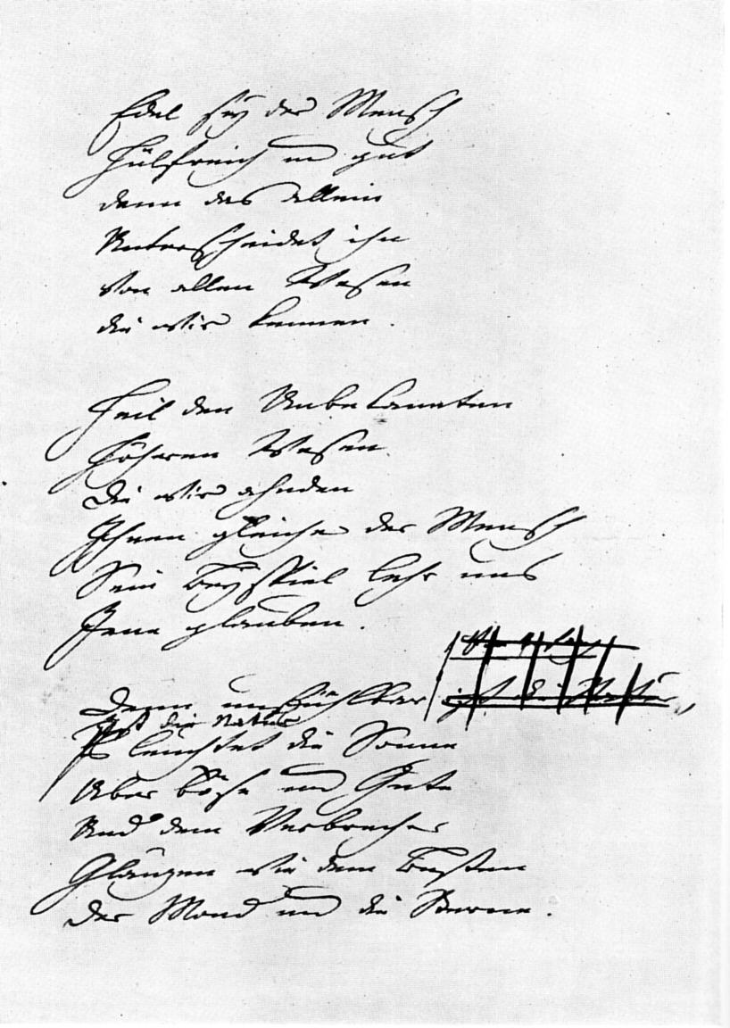 das Göttliche door Johann Wolfgang von Goethe | Scholieren.com