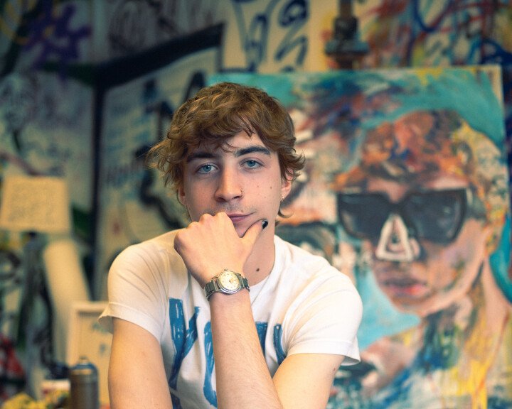 Mees (20) is kunstenaar: 'Het is pure noodzaak'